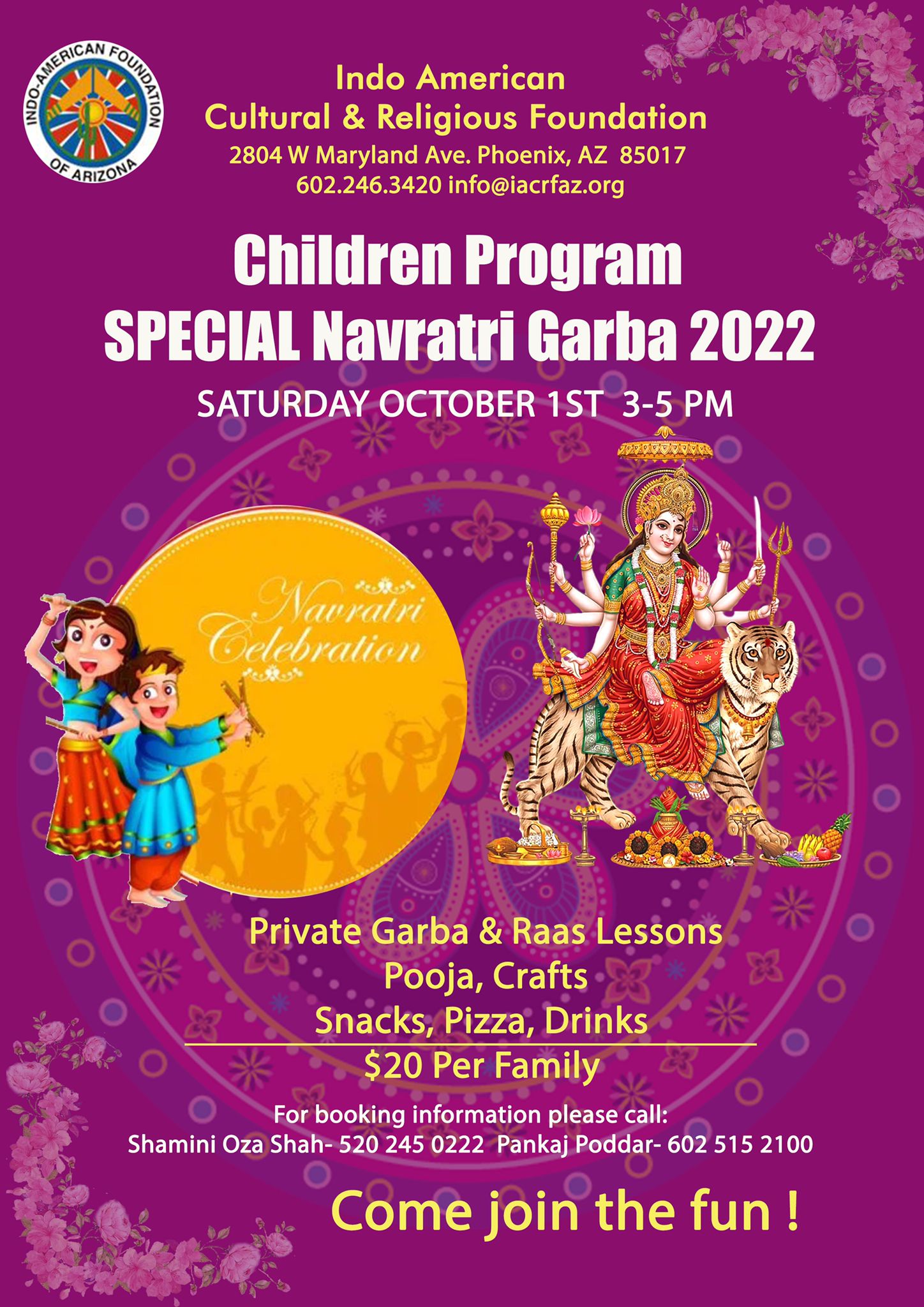 Children Program Special Navratri Garba 2022 - EktaMandir